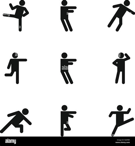 Physical Activity Icons Set Simple Set Of 9 Physical Activity Vector