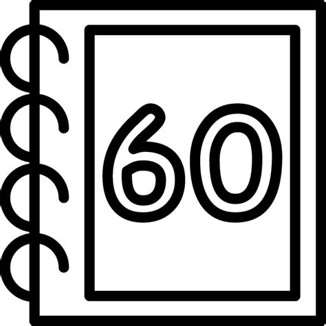 Sixty Number Learning 67268467 Vector Art At Vecteezy