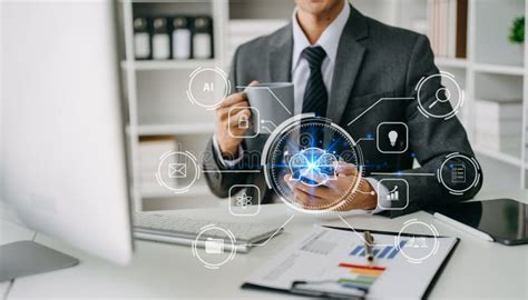 woman and man using chat bot in smartphone intelligence ai chat with