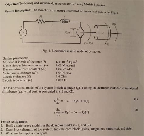 Solved To Develop And Simulate De Motor Controller Using