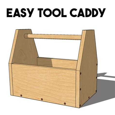 Diy Tool Caddy Easy Beginner Woodworking Project Plans — 731 Woodworks