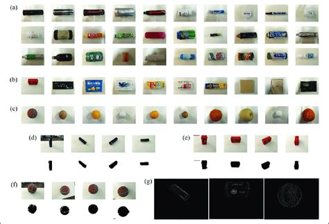 Image Preprocessing A 30 Kinds Of Cylindrical Objects B 10 Kinds