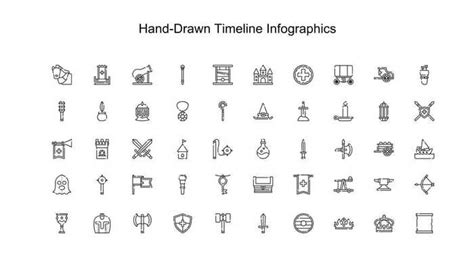 Bunch Of Different Types Icons PowerPoint Template Free Download Pikbest