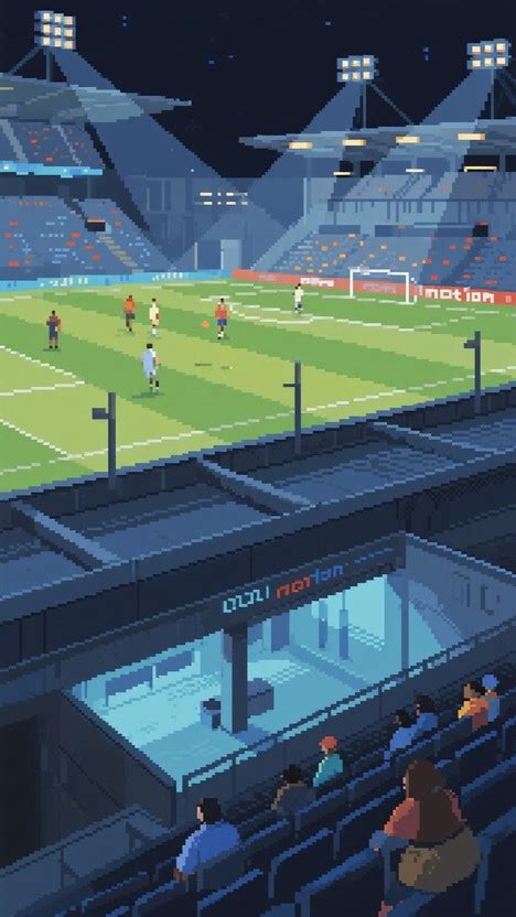 Free Pixel Stadium Night Image Download At Stockcake