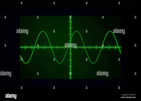Oscillator Display With Green Radar Oscillator Display With Green