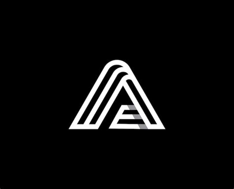 Premium Vector Modern Letter A Monogram Line Style Logo Design Template