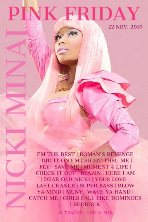 Nicki Minaj Album Poster Music Poster Ideas Nicki Minaj Pink Friday