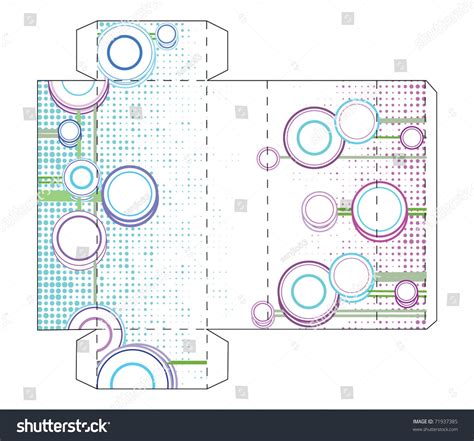 Cuboid Box Template Stock Vector Royalty Free Shutterstock