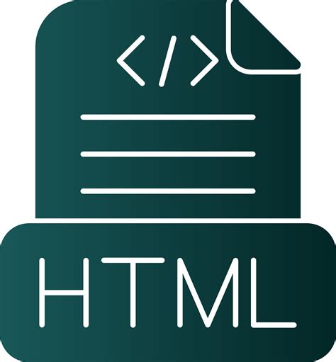 Html File Vector Icon Design 15809314 Vector Art At Vecteezy