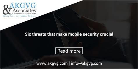 Six Threats That Make Mobile Security Crucial