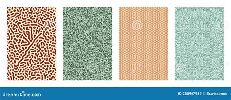 Vector Abstract Background Bio Diffusion Shape Reaction Stock Vector Illustration Of Print