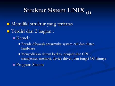 Ppt Struktur Sistem Operasi Powerpoint Presentation Free Download Id 2195245