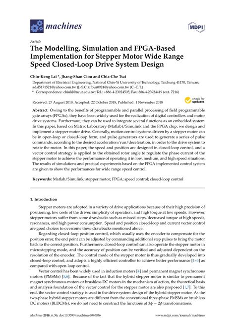 pdf the modelling simulation and fpga based implementation for