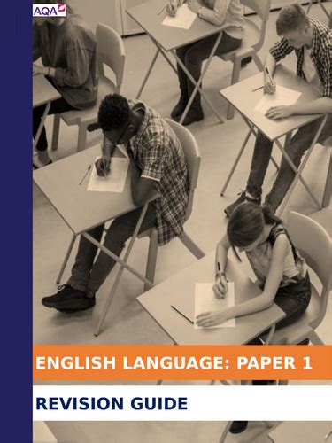 Revision Guide English Language Paper 1 Aqa Teaching Resources