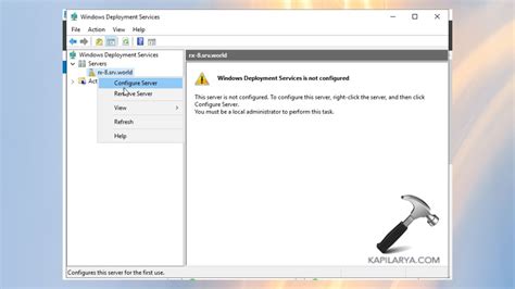 Fix Windows Deployment Services Encountered An Error Code 0xc0000023