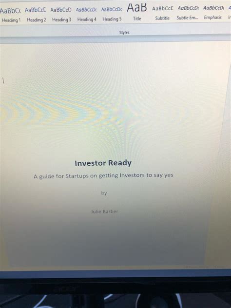 julie barber on linkedin investorready