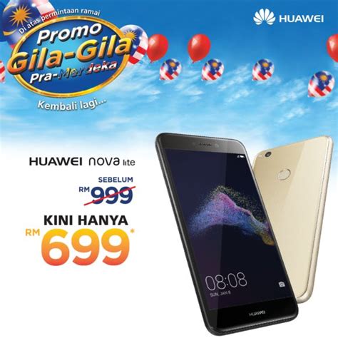 Huawei Malaysia Extends Its Rm Nova Lite Offer Soyacincau