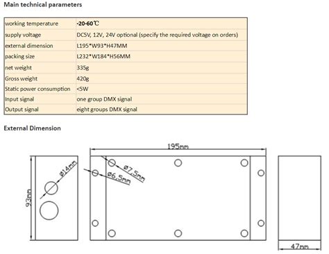DMX Signal Amplifier Optional Channel