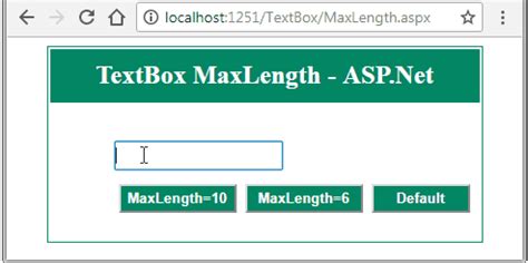 Set Multiline TextBox Max Length In ASP Net