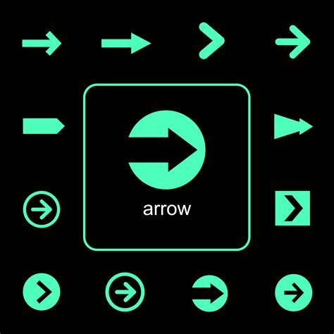 Arrow Icon Indicating Direction 3705078 Vector Art At Vecteezy
