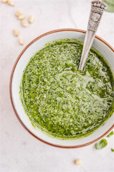 Homemade Basil Pesto Sauce The Dinner Bite Homemade Basil Pesto Sauce The Dinner Bite