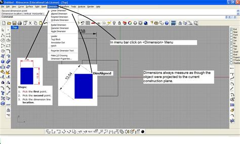 how to measure in rhino grabcad tutorials