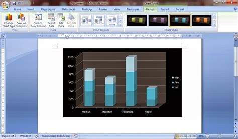 Belajar Posting Cara Membuat Diagram Lingkaran Di Microsoft Office