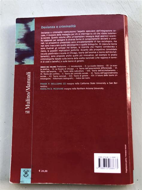 Devianza E Criminalità Di Williams E Mcshane Stucampus