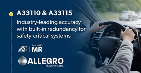 Allegro Microsystems Announces Groundbreaking New Position Sensors For Adas Applications