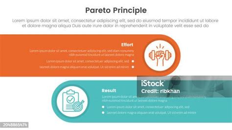 파레토 원리 비교 또는 대 개념 인포 그래픽 템플릿 배너 가로 원형 사각형 상자 두 점 목록 정보 인포그래픽에 대한 스톡 벡터 아트 및 기타 이미지 Istock