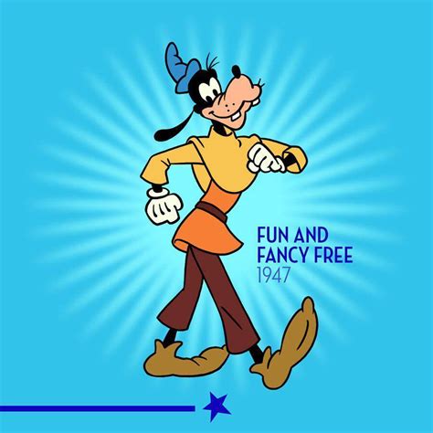 만화 디즈니 구피 구프 역대 의상 변화 일러스트 