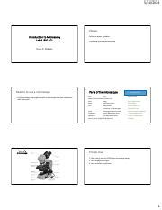 Introduction To Microscopy Parts Functions Proper Use Course Hero