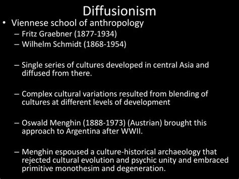 Ppt Diffusionism Powerpoint Presentation Free Download Id 1787923