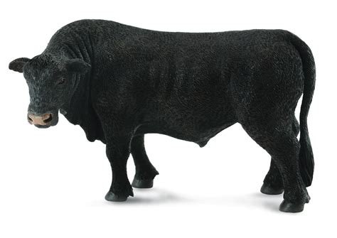 Collecta Black Angus Bull Toy Figure 88507