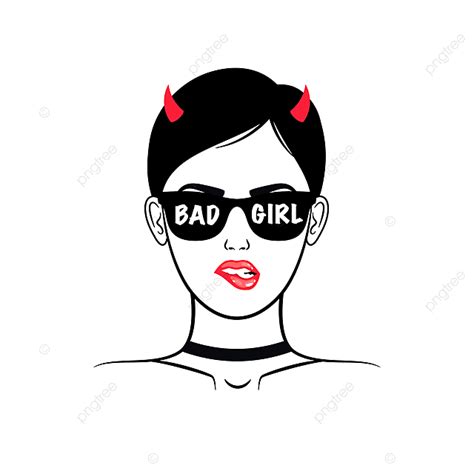 Devil Horn Vector Hd Png Images Devil Girl Vector Woman Horns White Costume Red Png Image