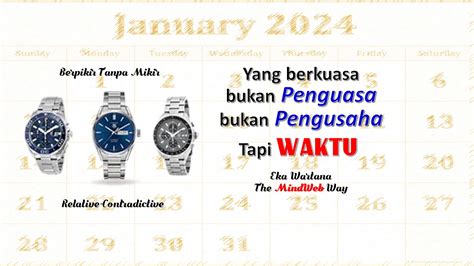 MindWebWay – Yang Paling Berkuasa: WAKTU