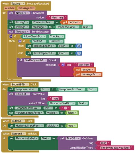 Texting Doesnt Work Bugs And Other Issues Mit App Inventor Community