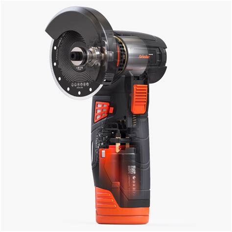 3d Model Angle Grinder Mini Turbosquid 2220020