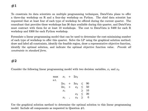 solved 1to crosstrain its data scientists on multiple