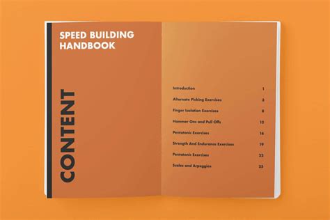 Speed Building Handbook The Guitar Institute