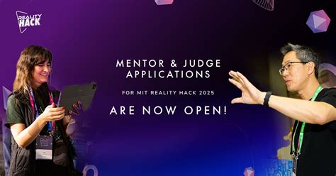 Reality Hack Inc Co Organizers Of Mit Reality Hack On Linkedin Mentor And Judge