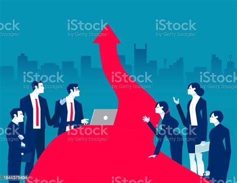 성공의 길을 가진 비즈니스 팀 사업 목표 및 성공적인 벡터 일러스트레이션 팀워크에 대한 스톡 벡터 아트 및 기타 이미지 팀워크 경제 협력 Istock