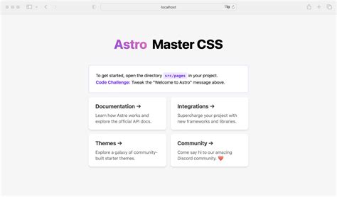 Static Extraction In Astro Master Css