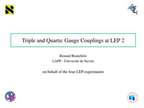 Ppt Triple And Quartic Gauge Couplings At Lep 2 Powerpoint