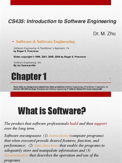 CS435: Introduction To Software Engineering!: Dr. M. Zhu " | PDF ...
