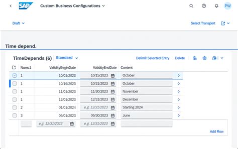 How To Create A Fiori Elements App For A Time Dependent RAP BO