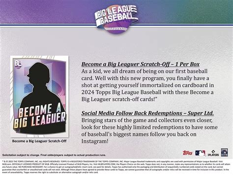 2023 Topps Big League Baseball Hobby Box Breakaway Sports Cards