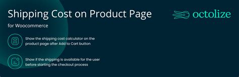 Shipping Cost On Product Page Calculator For Woocommerce Plugin