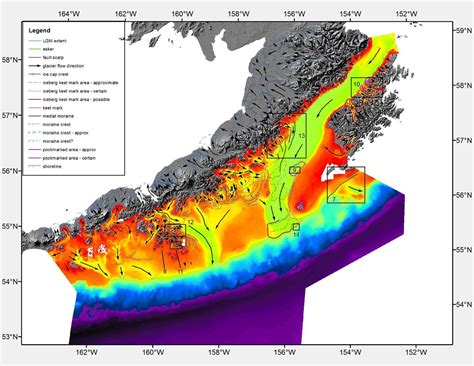 New Seafloor Maps Reveal Habitat Sculpted By Ancient Glaciers Alaska