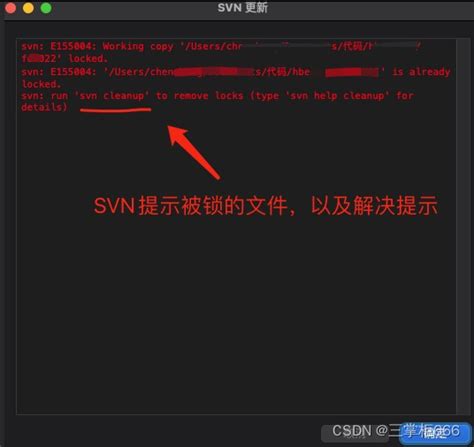 svn使用：更新代码不成功导致svn被锁定的解决方法 大前端开发常识 csdn专栏